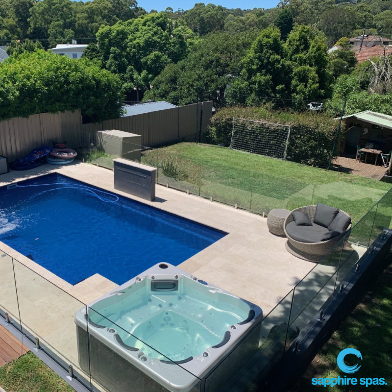SPA & SWIMMING POOL side-by-side installations | Sapphire Spas