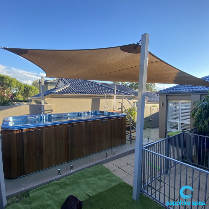 SUN PROTECTION shade ideas for you & your spa | Sapphire Spas