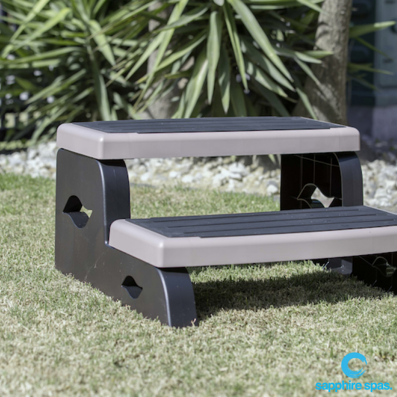 Spa And Swim Spa Steps Gazebo Shade Sail Hard Cover Lifters And Accessories