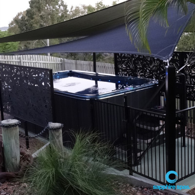 SUN PROTECTION shade ideas for you & your spa | Sapphire Spas