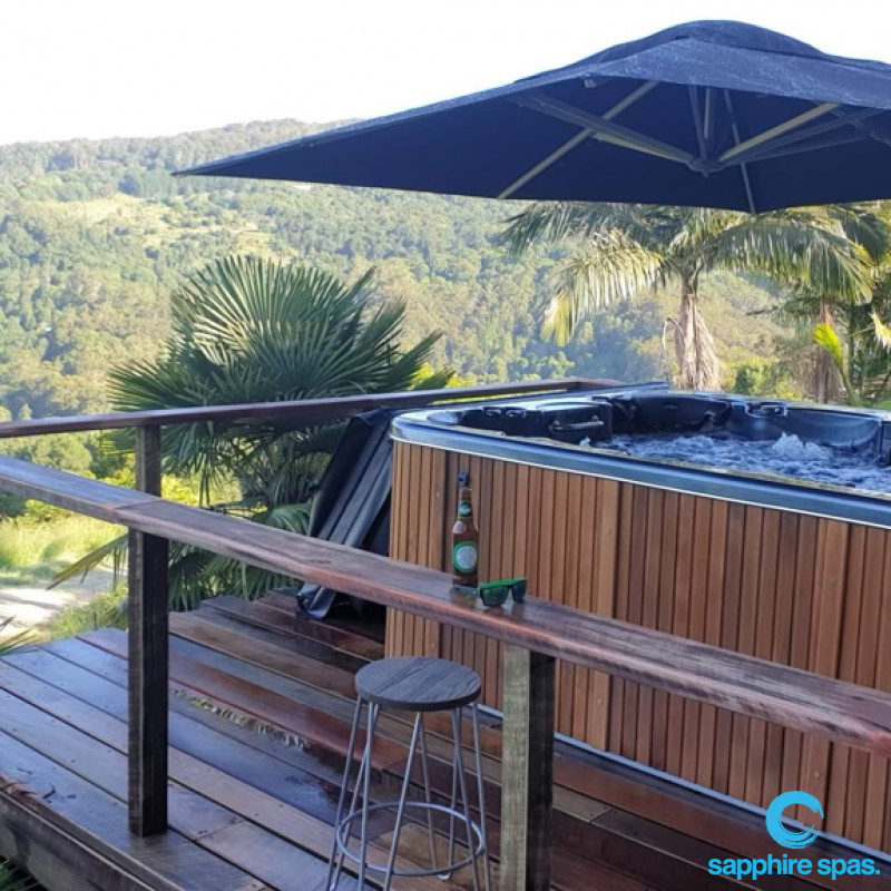SUN PROTECTION shade ideas for you & your spa | Sapphire Spas