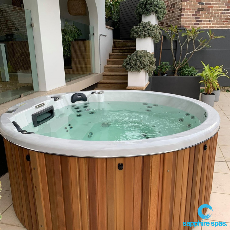 SAPPHIRE SPA - install ideas & colour options | Sapphire Spas
